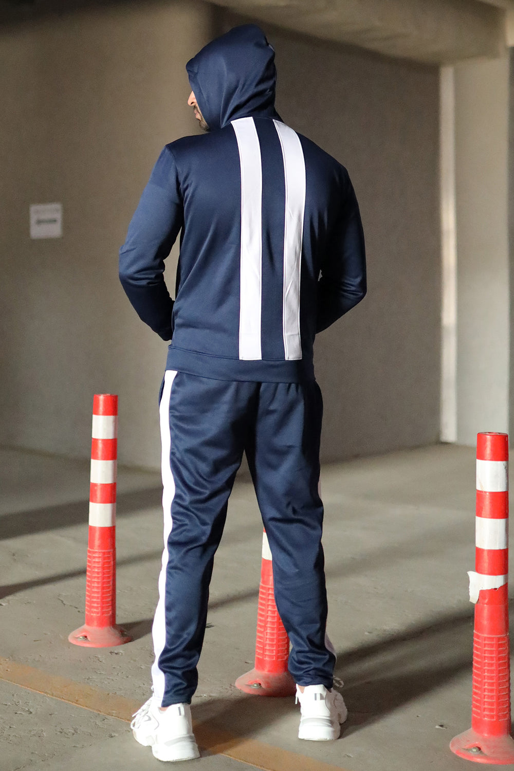 Blue Stripe Tracksuit - Men's Tracksuits in Pakistan - Winter Tracksuits