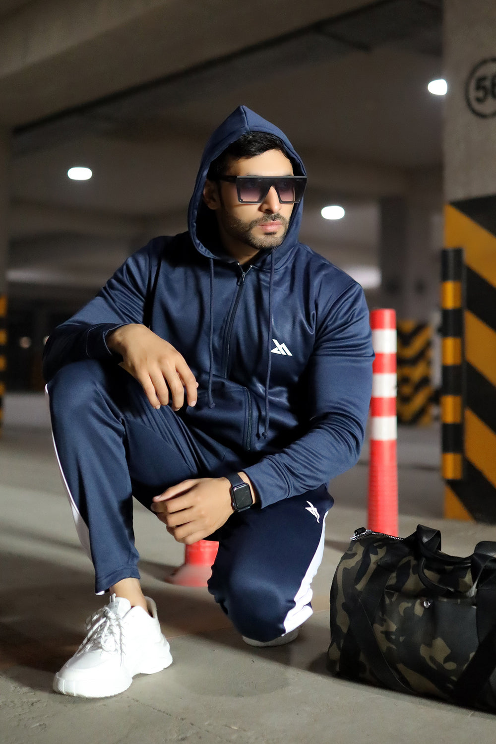 Blue Stripe Tracksuit - Men's Tracksuits in Pakistan - Winter Tracksuits