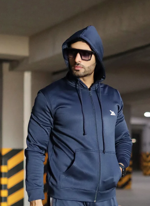 Blue Stripe Tracksuit - Men's Tracksuits in Pakistan - Winter Tracksuits