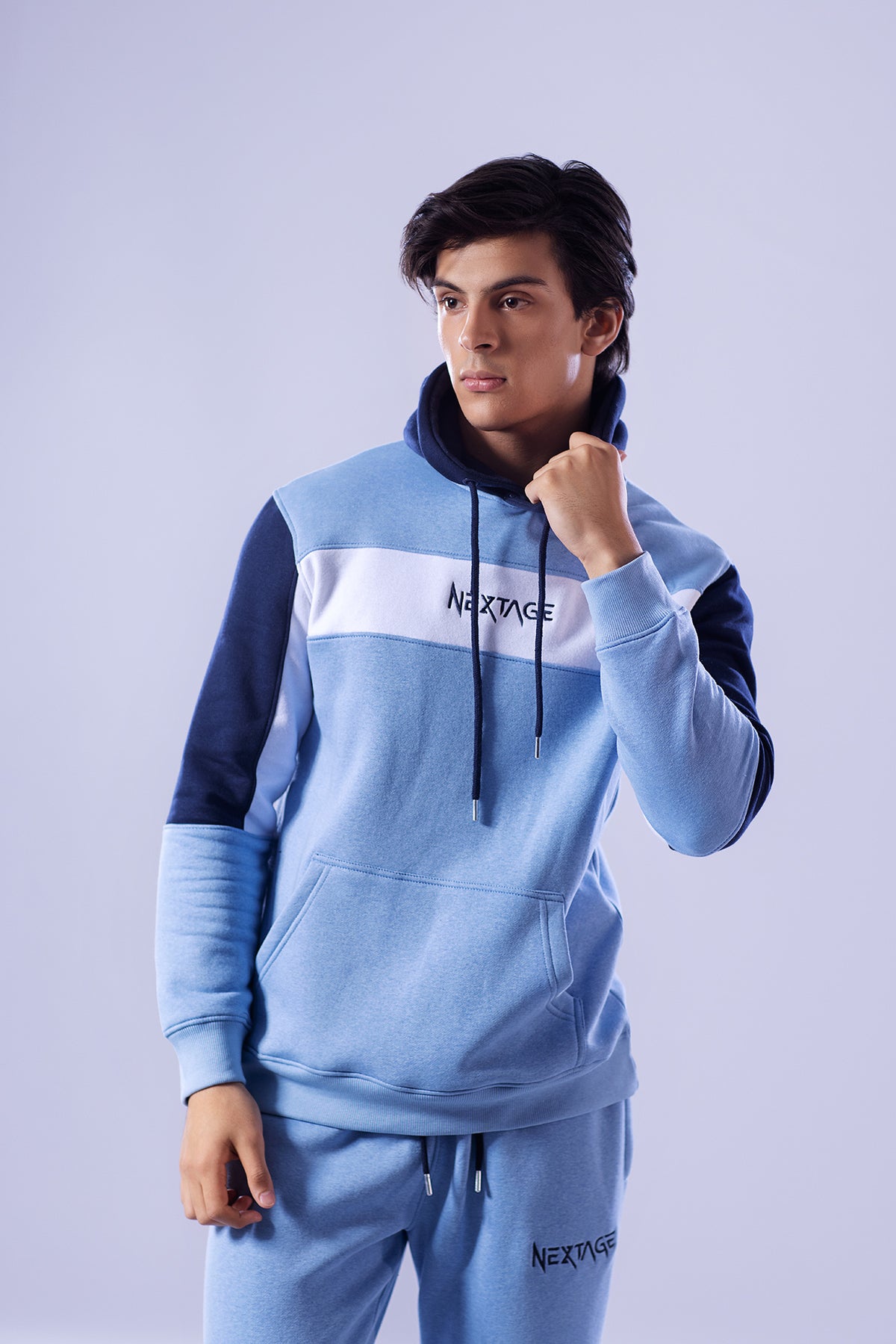 Nextage Frozen Skye Winter Tracksuit - Hoodie Track Suit - Fleece Tracksuit