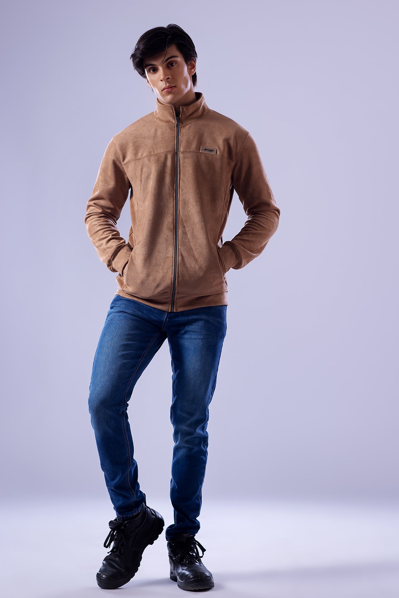 Nextage Stone Suede Upper Jacket - Winter Jackets For Men - Suede Jacket