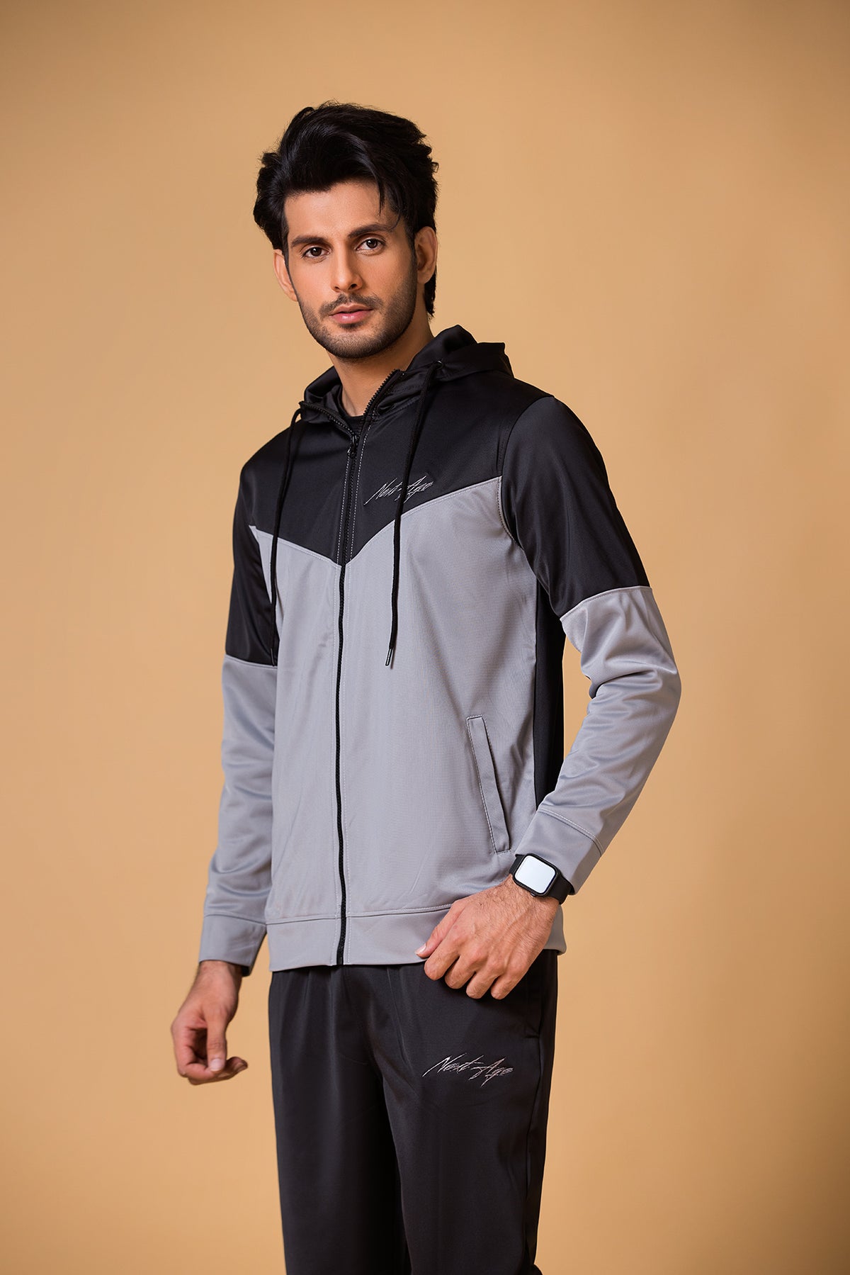 Tremendous Embroidered Logo Tracksuit - Hoodied Sportswear Track suit ...