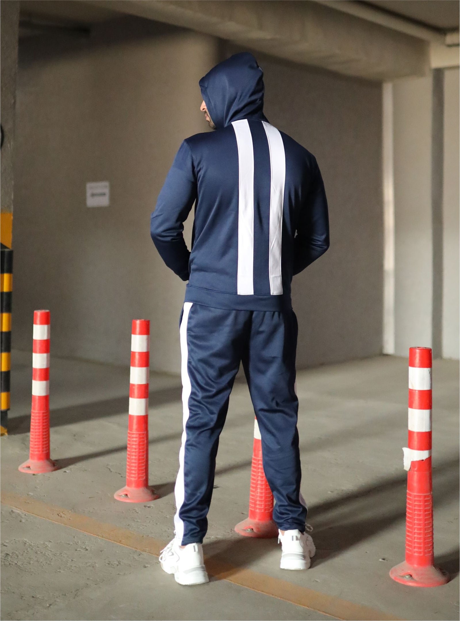 Blue Stripe Tracksuit - Men's Tracksuits in Pakistan - Winter Tracksuits