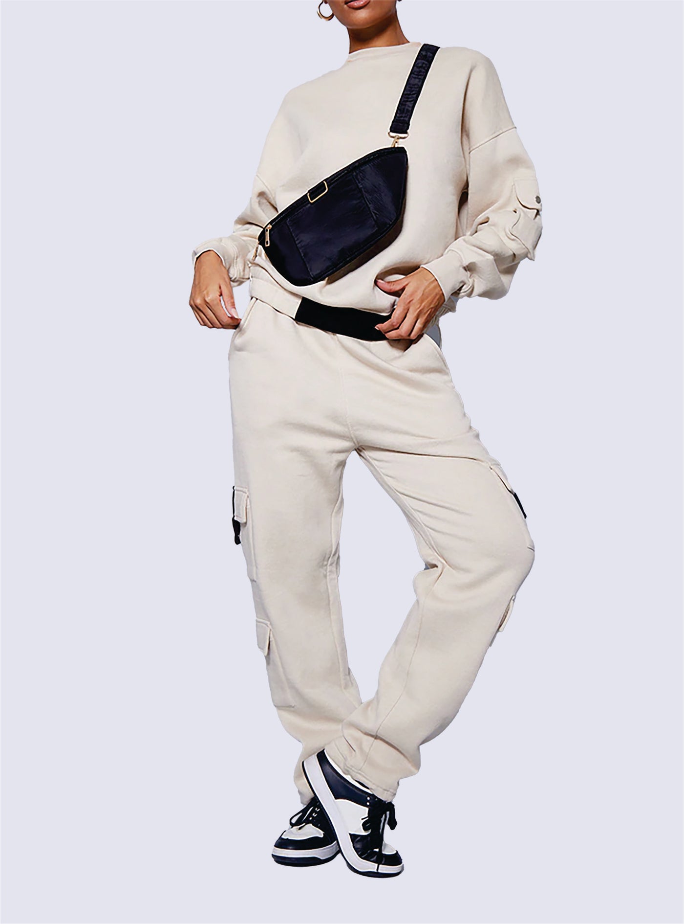 Sand Premium Cargo Style Co-ord Setsc | Online Women's Tracksuits